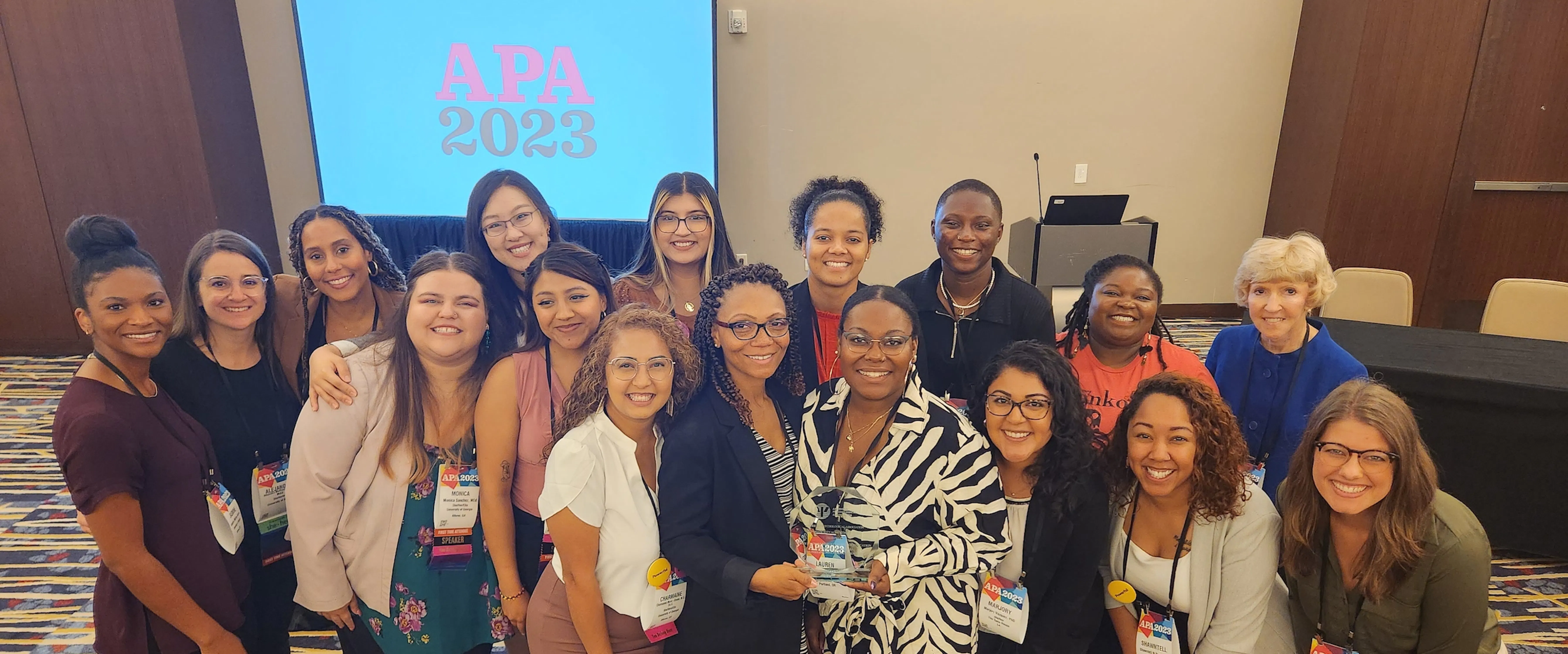 Students, faculty recognized at 2023 APA Convention - Mary Frances ...